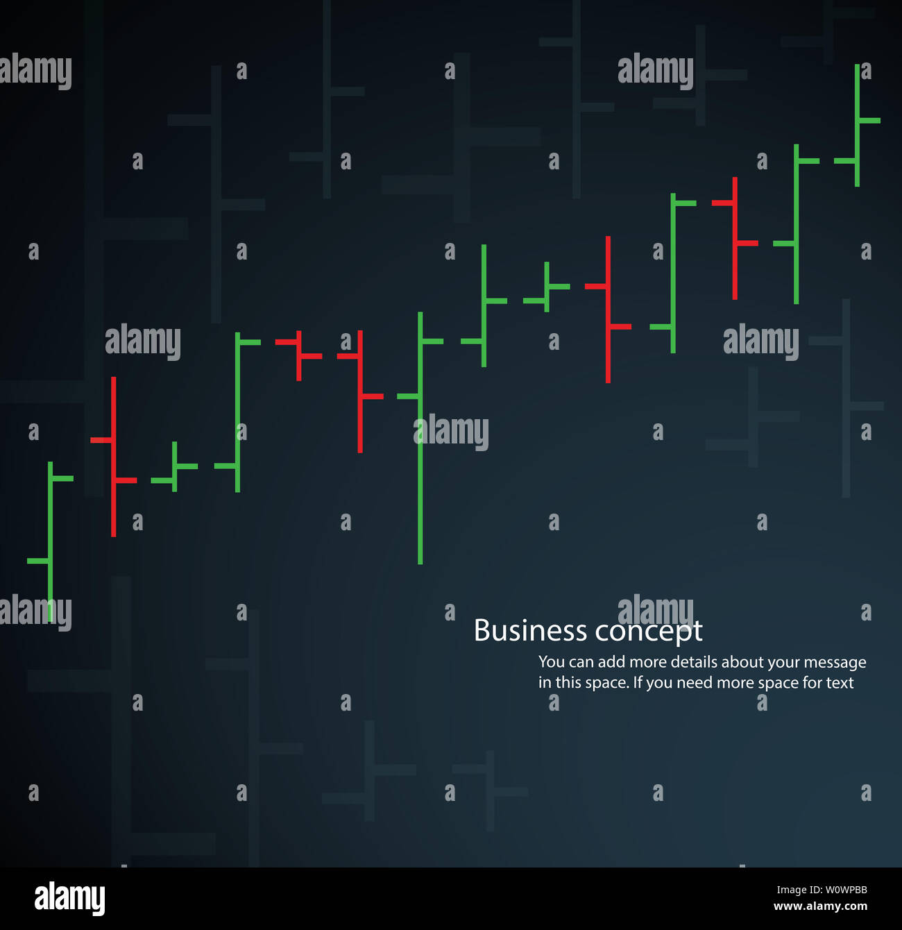 bar chart graph background, concept of stock exchange Stock Photo - Alamy