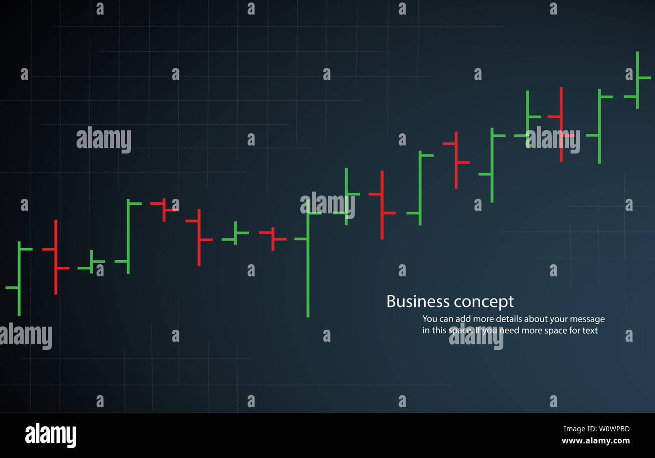 bar chart graph background, concept of stock exchange Stock Photo - Alamy