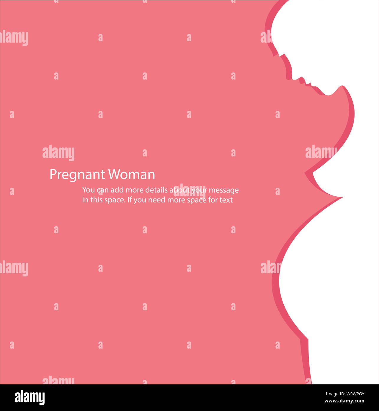pregnant woman with pink background Stock Photo - Alamy