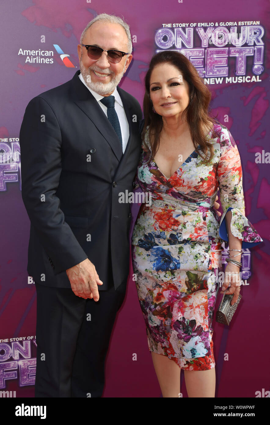 Emilio and Gloria Estefan, On Your Feet - Musical Press Night, London ...