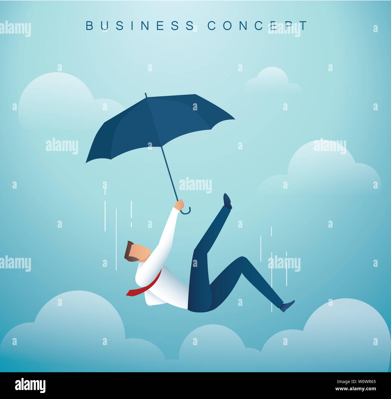 Rain Falling Down From The Sky