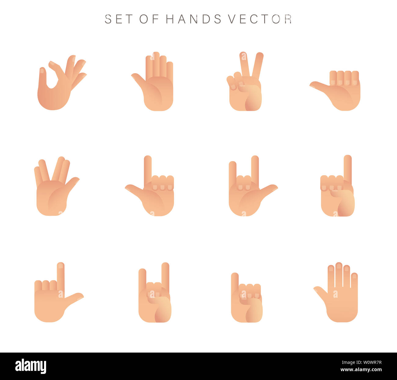 Collection set cartoon object Cut Out Stock Images & Pictures - Alamy