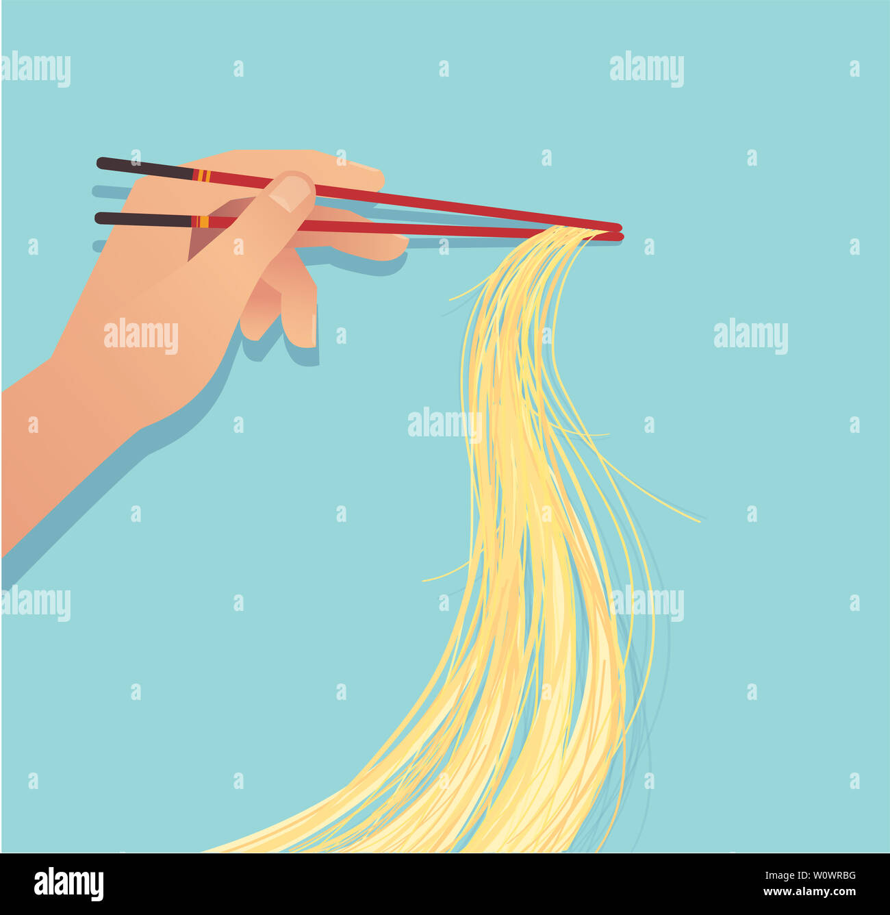 Woman hand chop sticks hi-res stock photography and images - Alamy