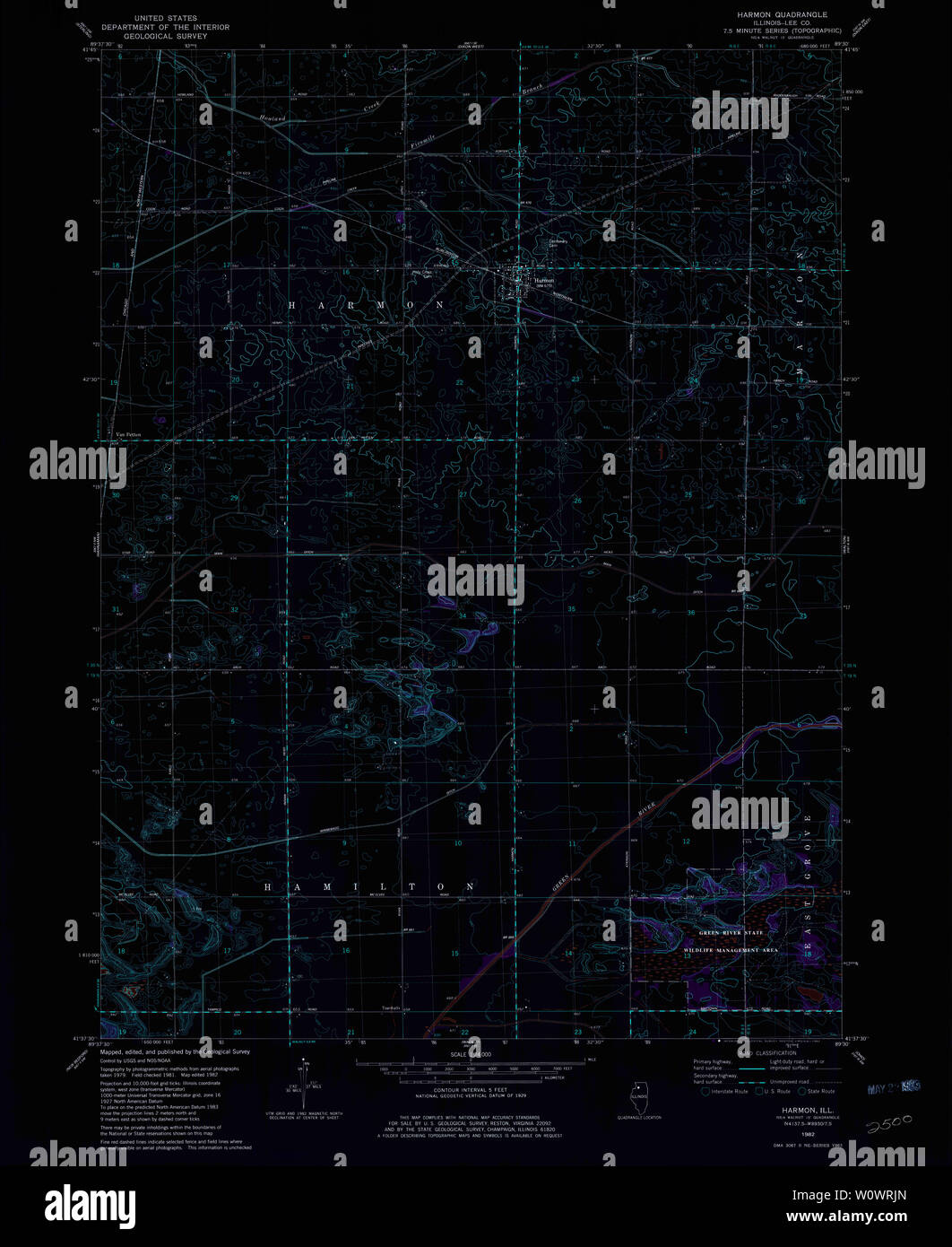 Harmon map hi-res stock photography and images - Alamy