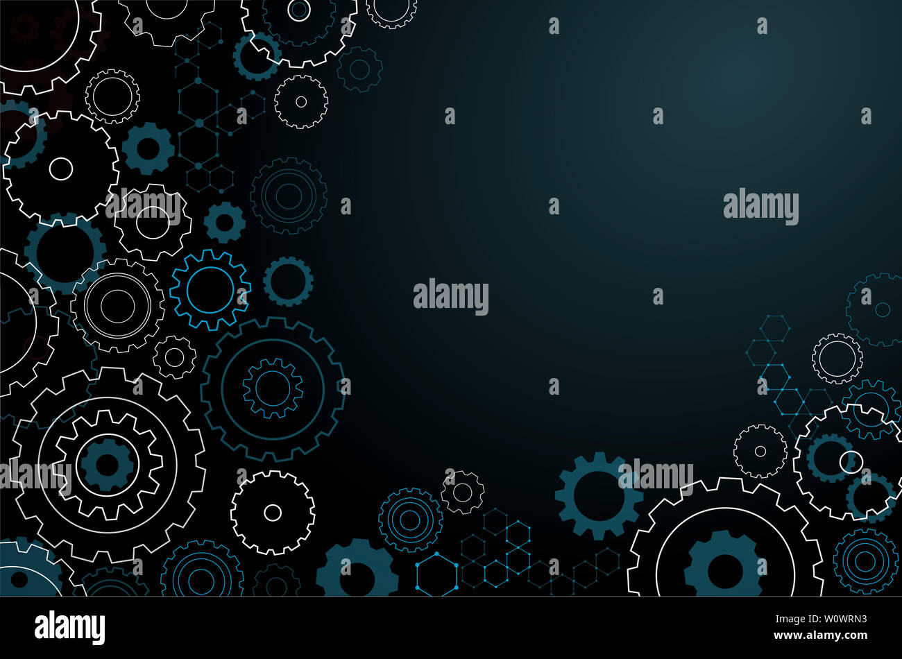 abstract cogs wheel background Stock Photo - Alamy
