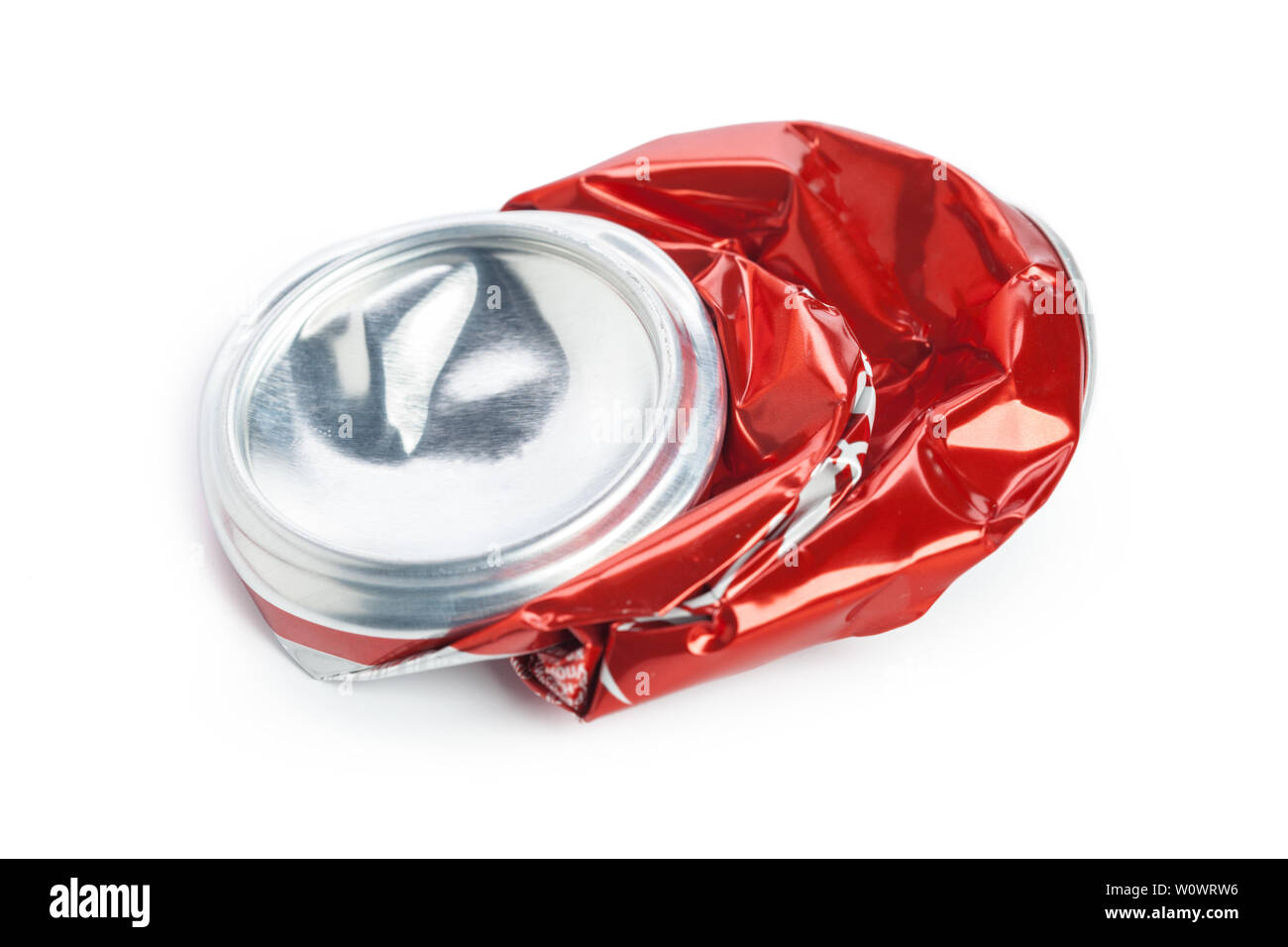Compressed cans isolated on a white background Stock Photo - Alamy