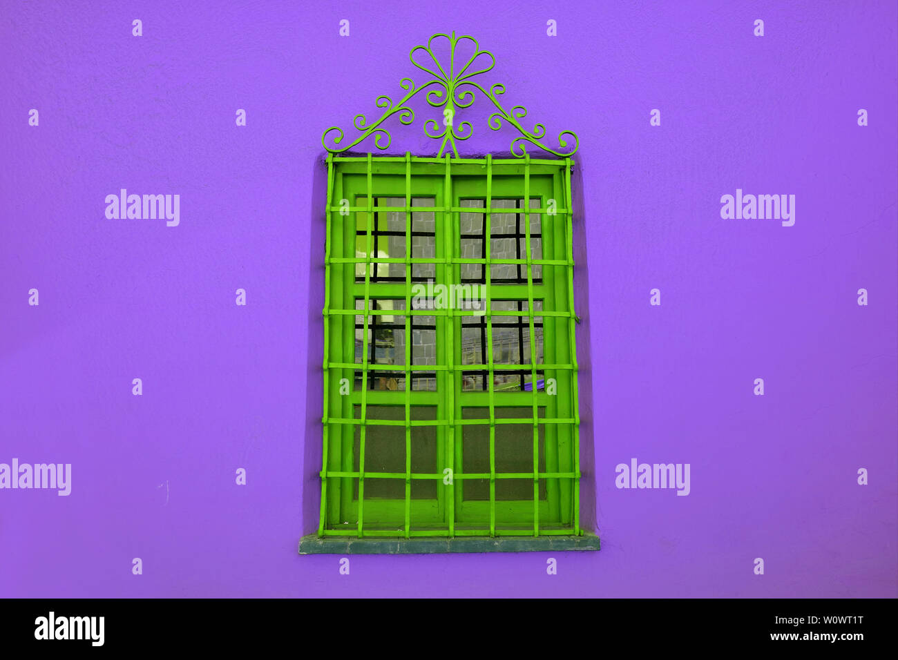 Green house purple window hi-res stock photography and images - Alamy