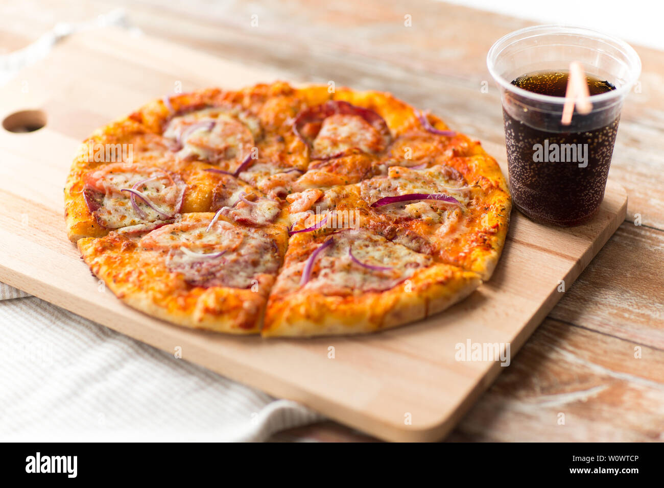 Restaurant table unhealthy cola hi-res stock photography and images - Alamy