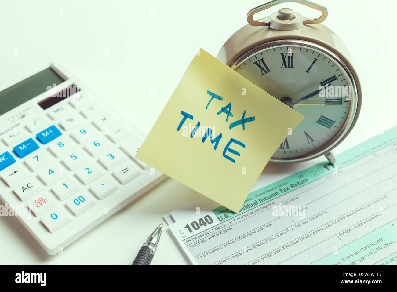 Tax Time. Concept Image Stock Photo - Alamy