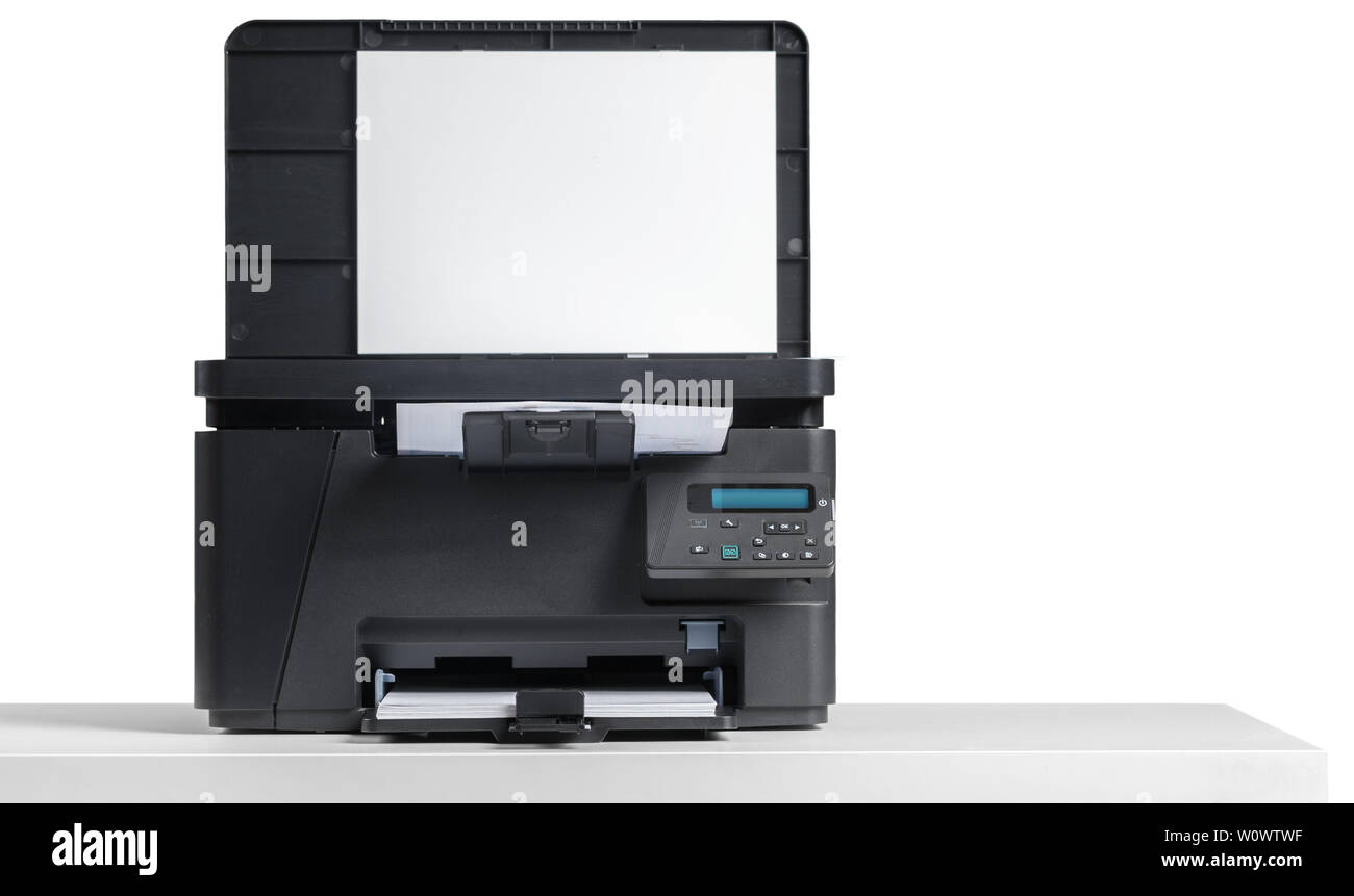 office desktop printer Stock Photo - Alamy