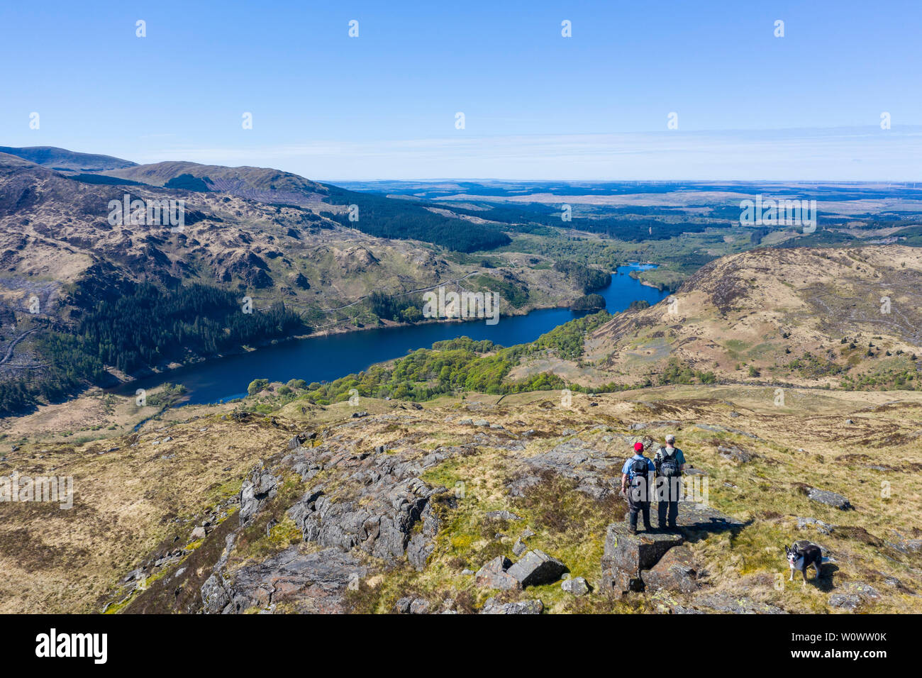 Loch Trool from Buchan Hill, Galloway Hills, Dufmries & Galloway ...