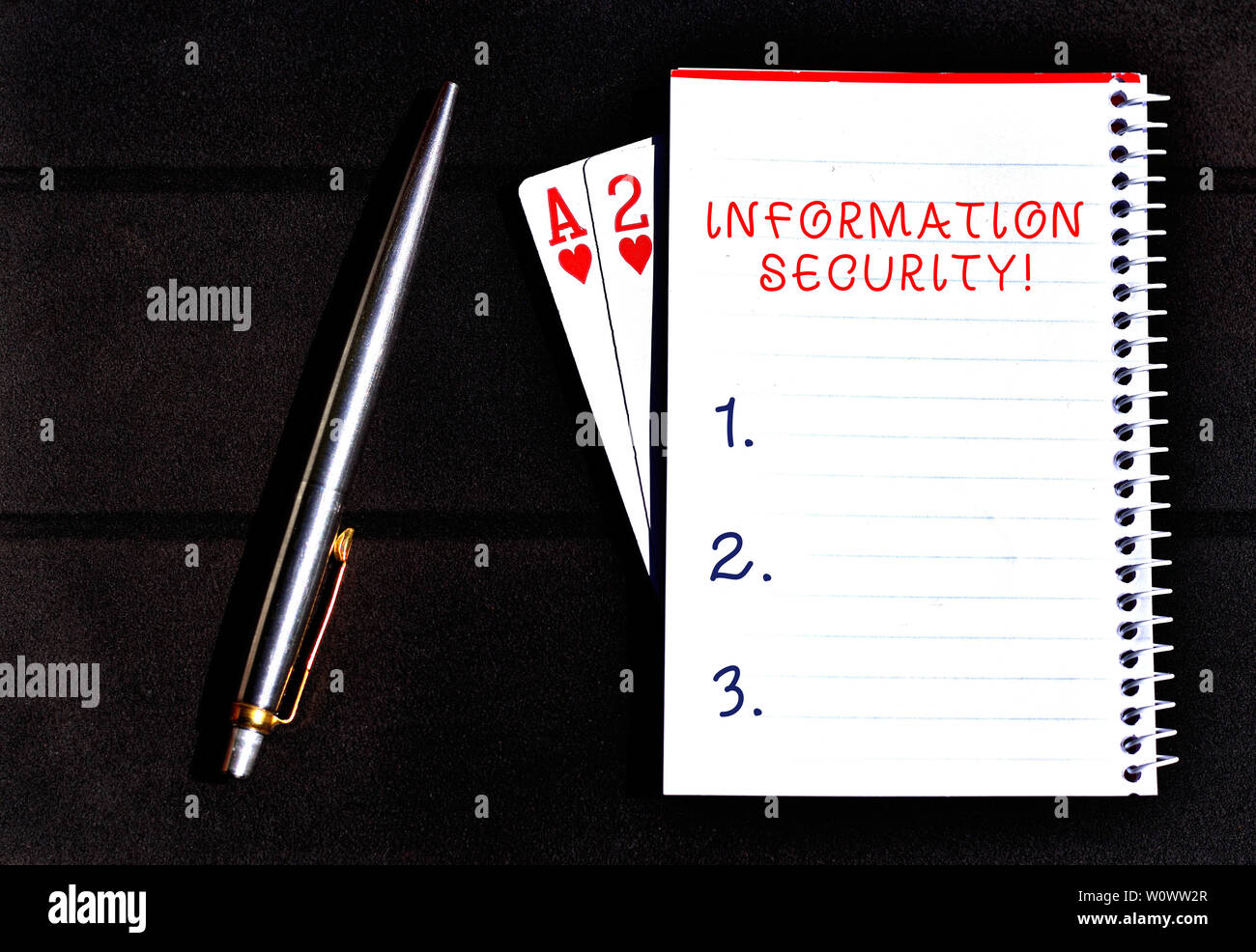 Conceptual hand writing showing Information Security. Concept meaning INFOSEC Preventing ...