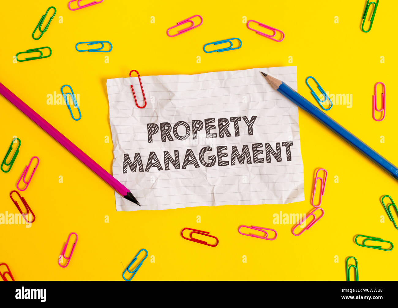 Conceptual hand writing showing Property Management. Concept meaning ...