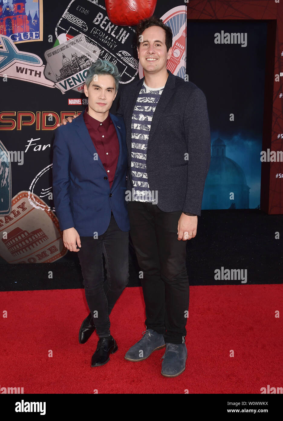 HOLLYWOOD, CA - JUNE 26: Sam Tsui (L) and Casey Breves attend the ...