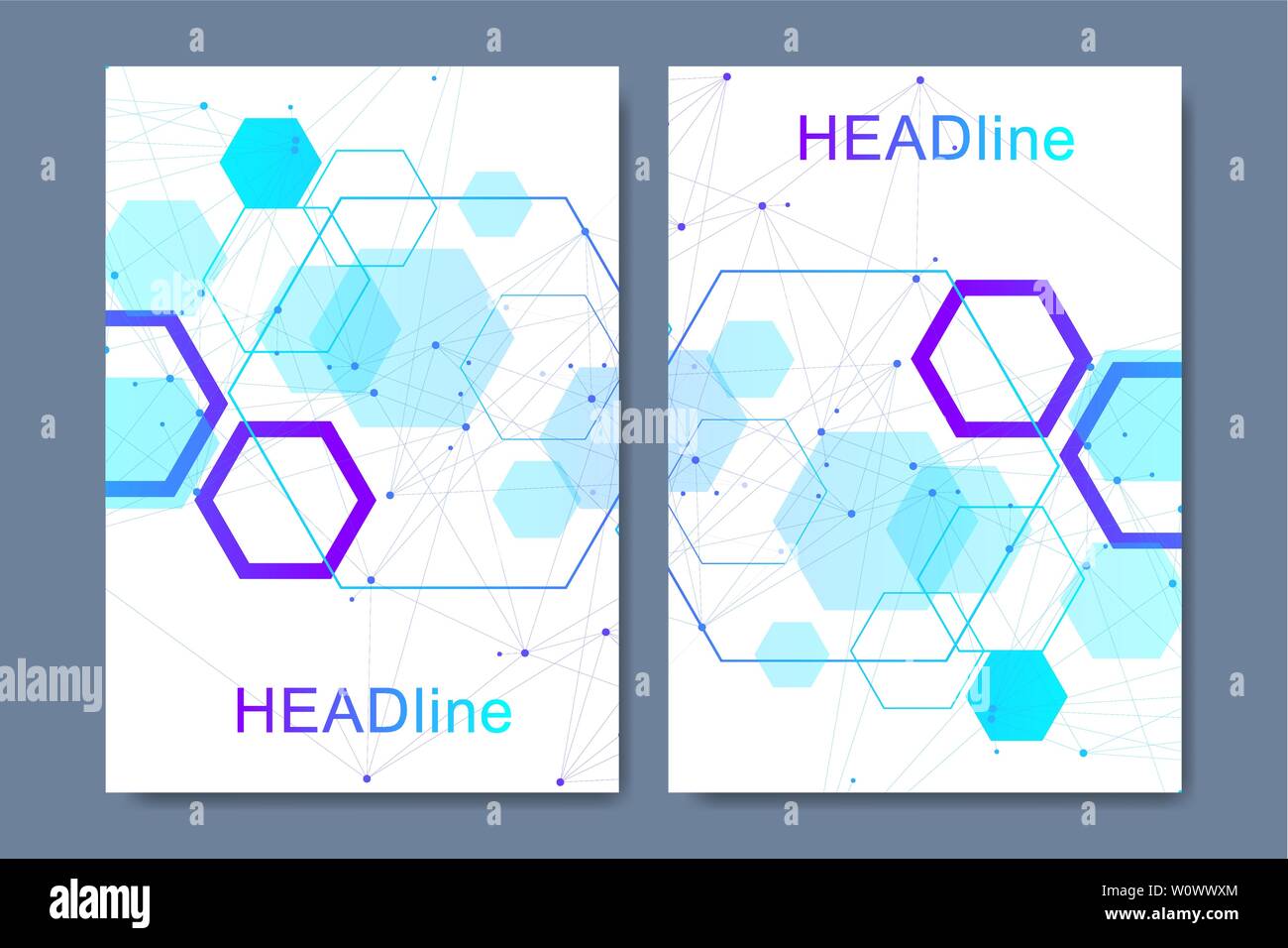 Modern vector templates for brochure, cover, banner, flyer, annual ...