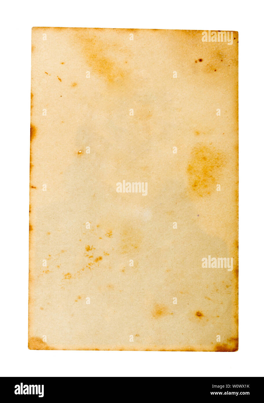 Old paper on white background Stock Photo - Alamy