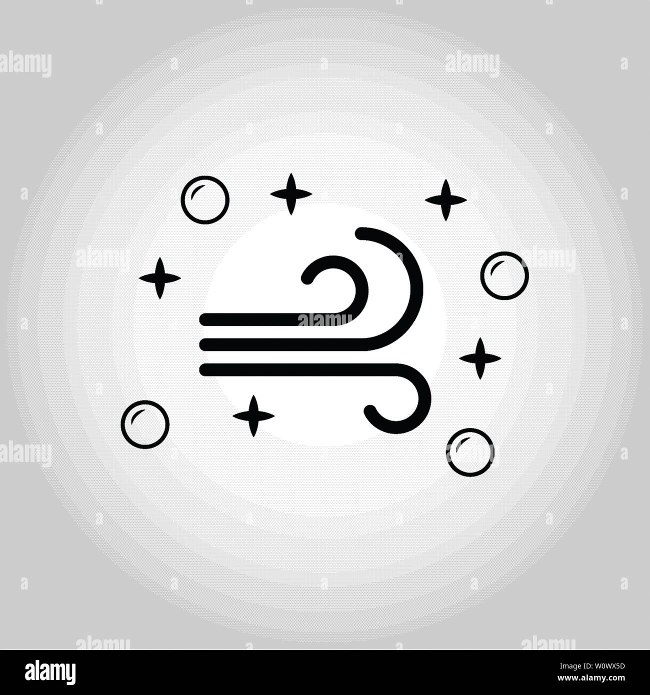 Windy gust Stock Vector Images - Alamy