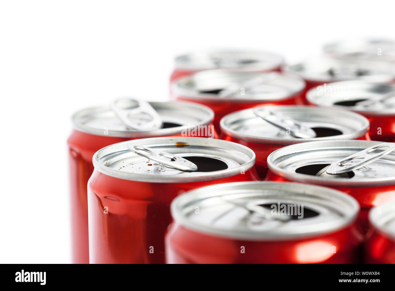 Empty recycle cans Stock Photo - Alamy