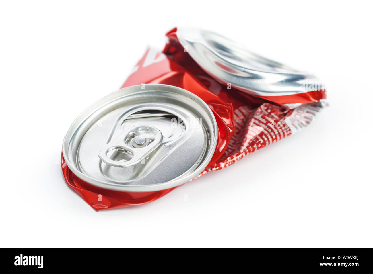 Compressed cans isolated on a white background Stock Photo - Alamy