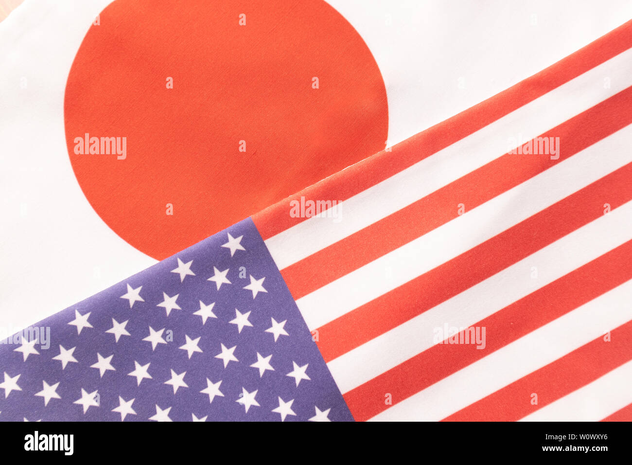 Concept of Bilateral relationship between two countries showing with ...