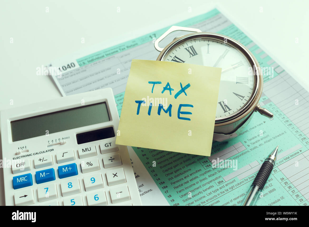 Tax Time. Concept Image Stock Photo - Alamy