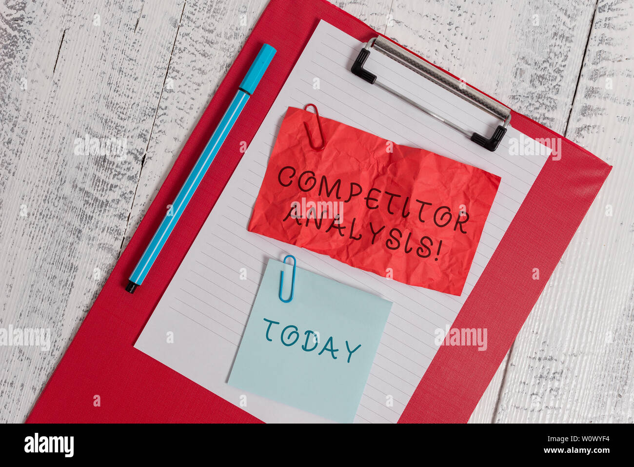 Writing note showing Competitor Analysis. Business concept for ...