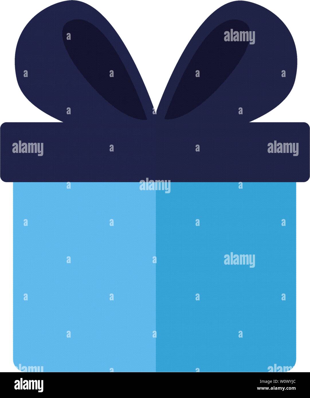 wrapped gift box on white background Stock Vector Image & Art - Alamy