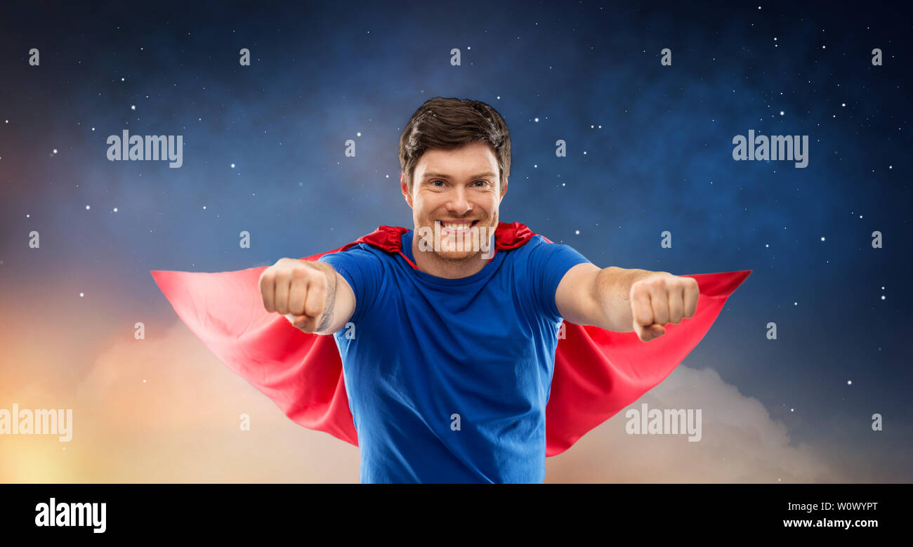 Superhero at night hi-res stock photography and images - Alamy