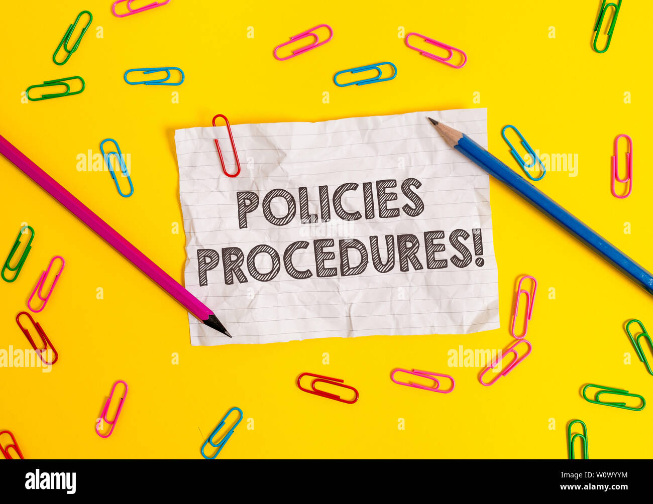 Conceptual hand writing showing Policies Procedures. Concept meaning ...