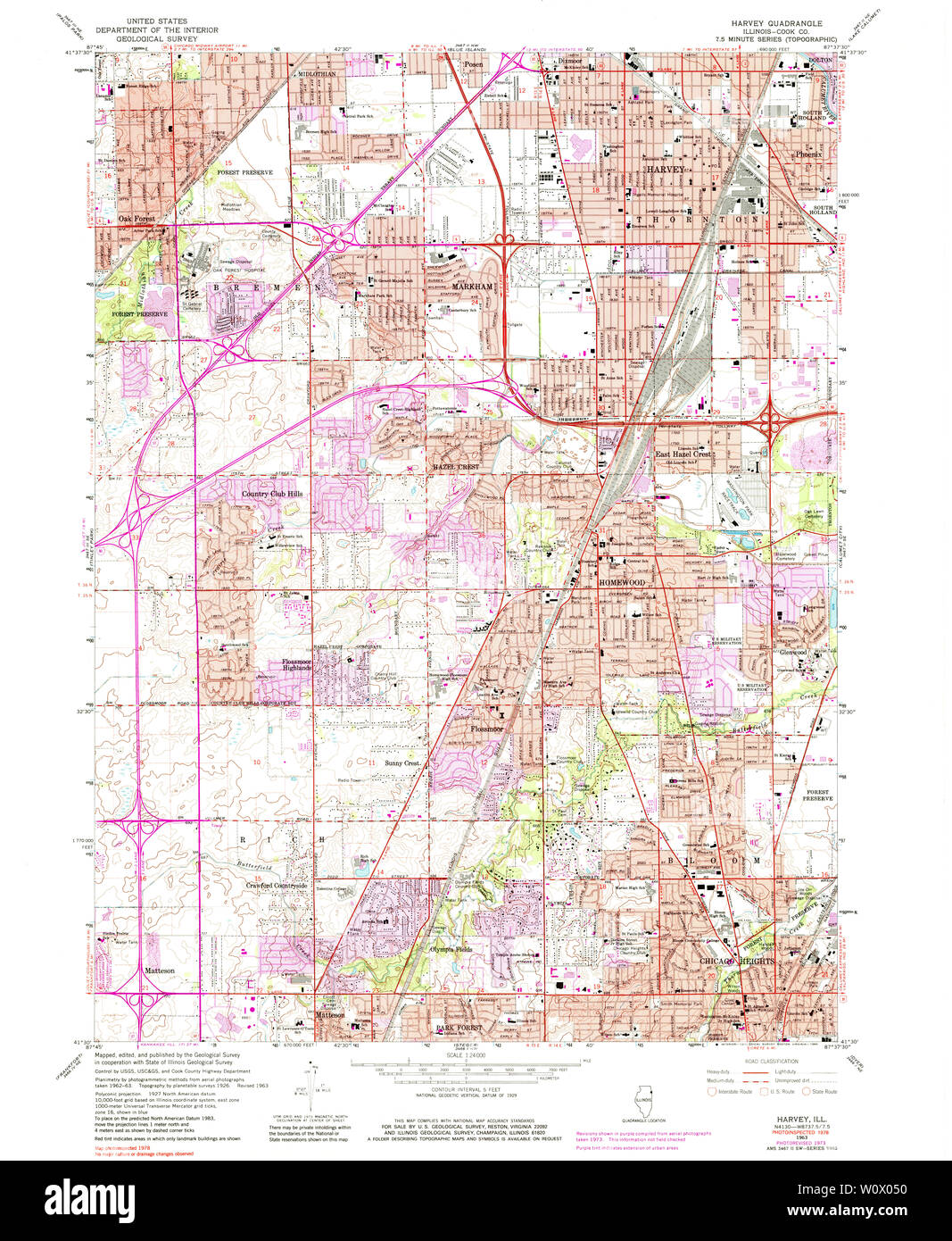 Harvey maps hi-res stock photography and images - Alamy