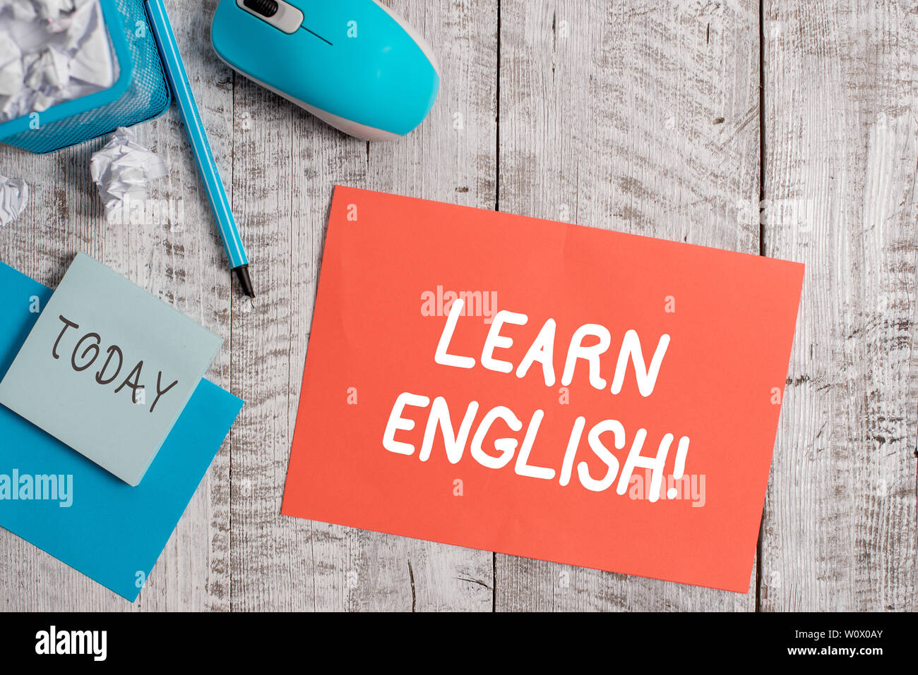 Handwriting text writing Learn English. Conceptual photo gain acquire ...