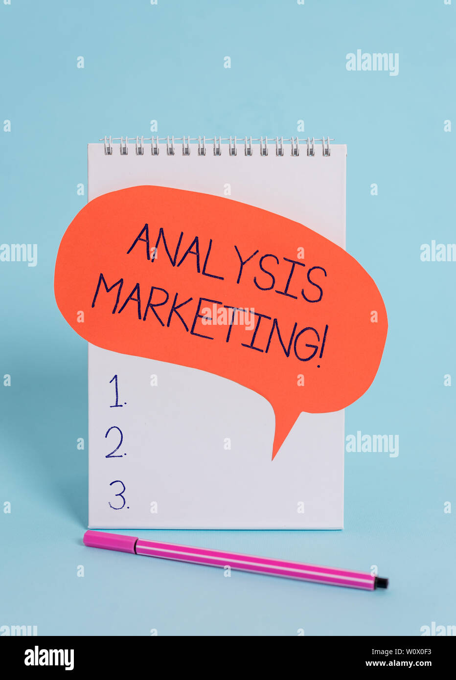 Handwriting text writing Analysis Marketing. Conceptual photo ...