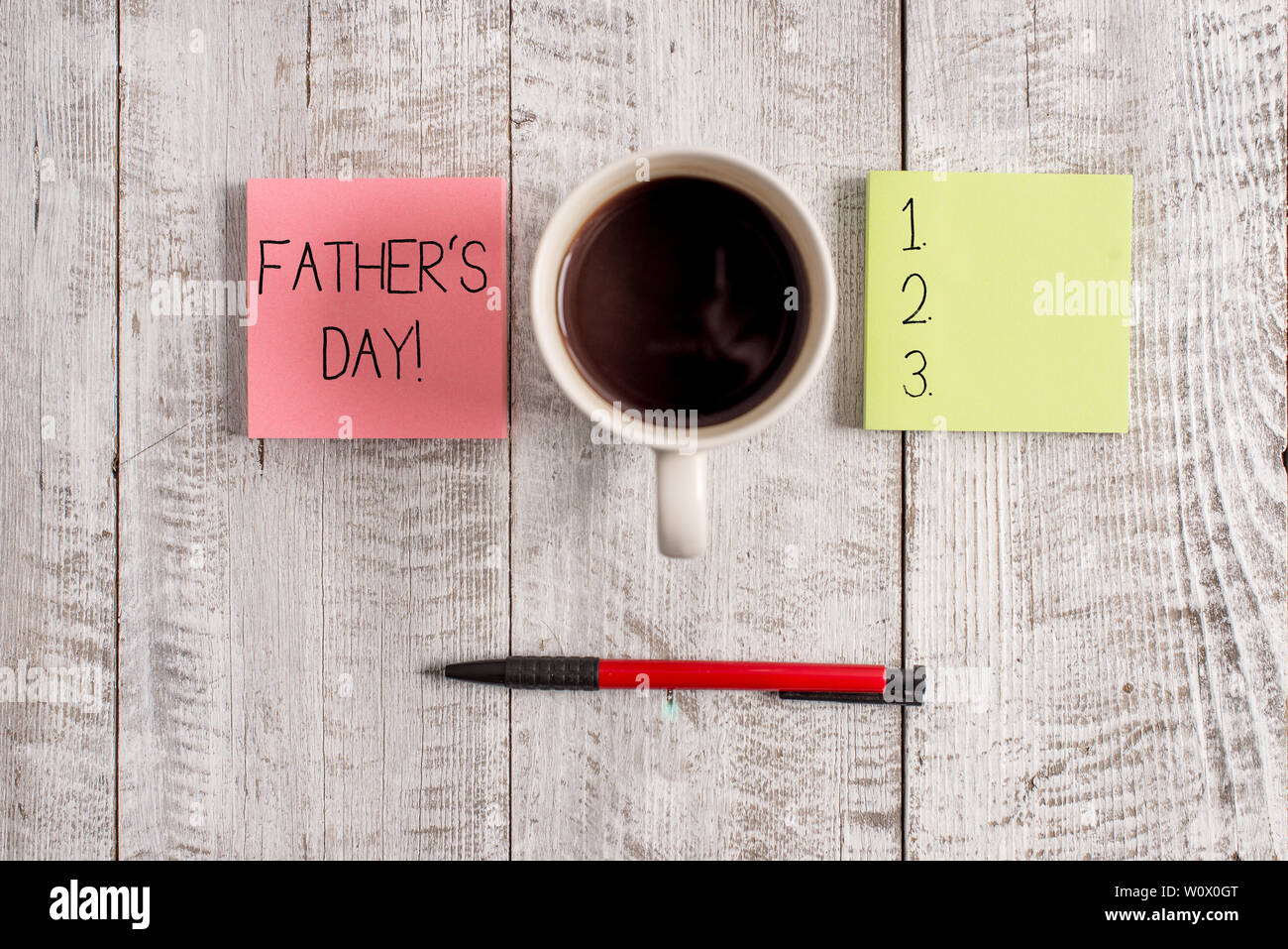 Writing note showing Father S Day. Business concept for day of year ...