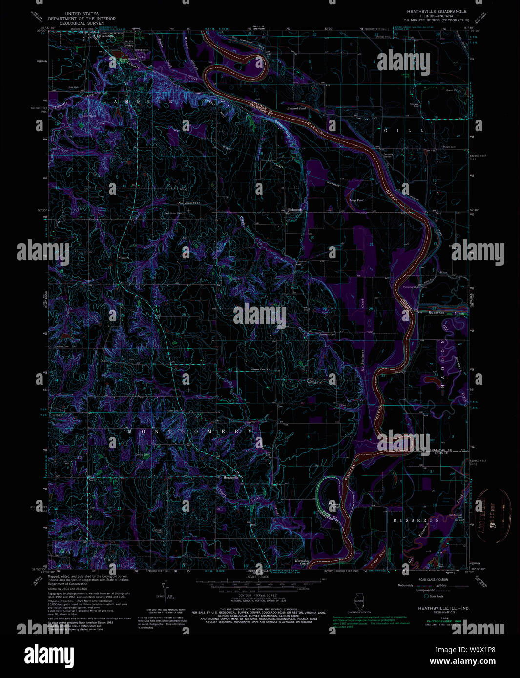 Map of heathsville hi-res stock photography and images - Alamy