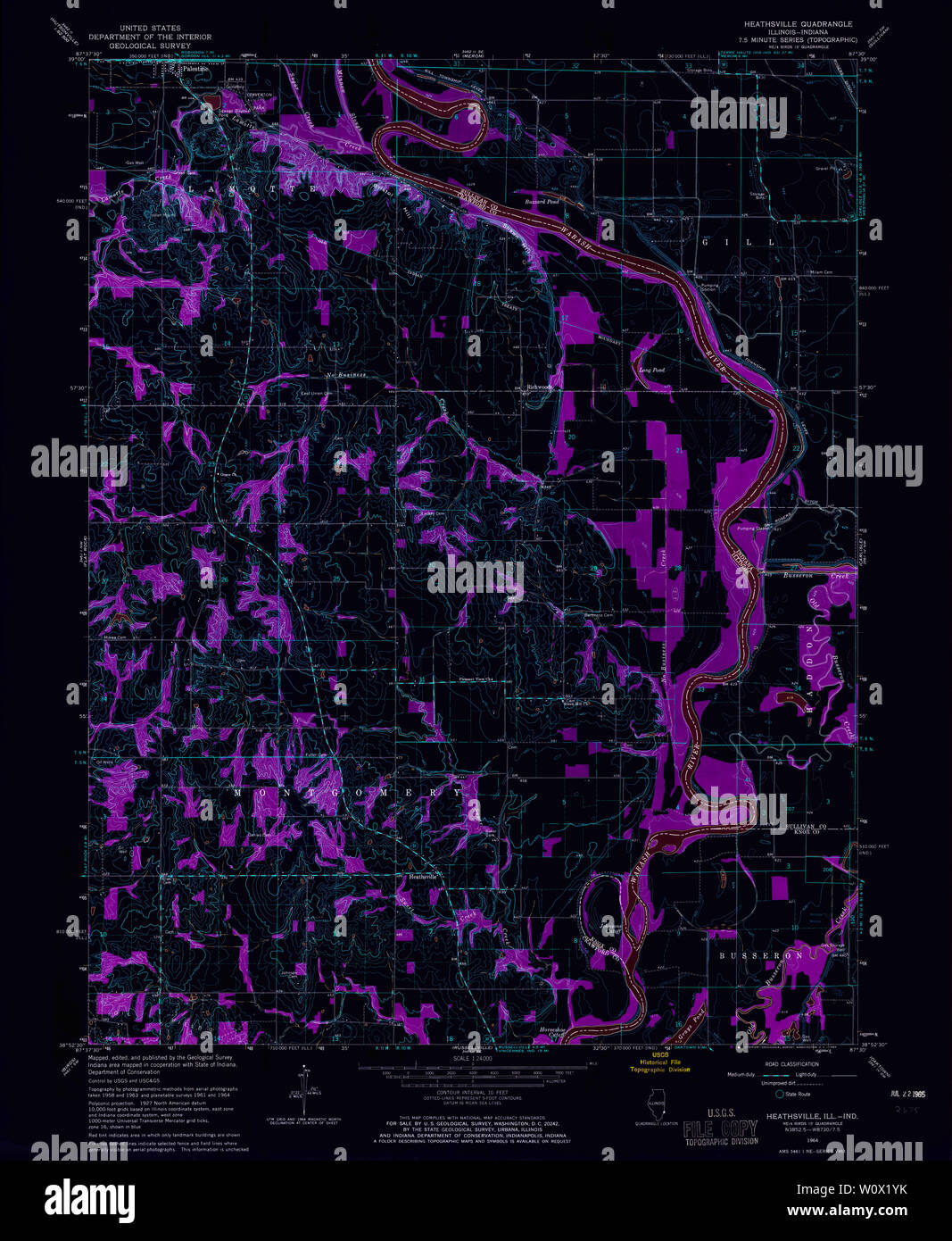 Map of heathsville hi-res stock photography and images - Alamy