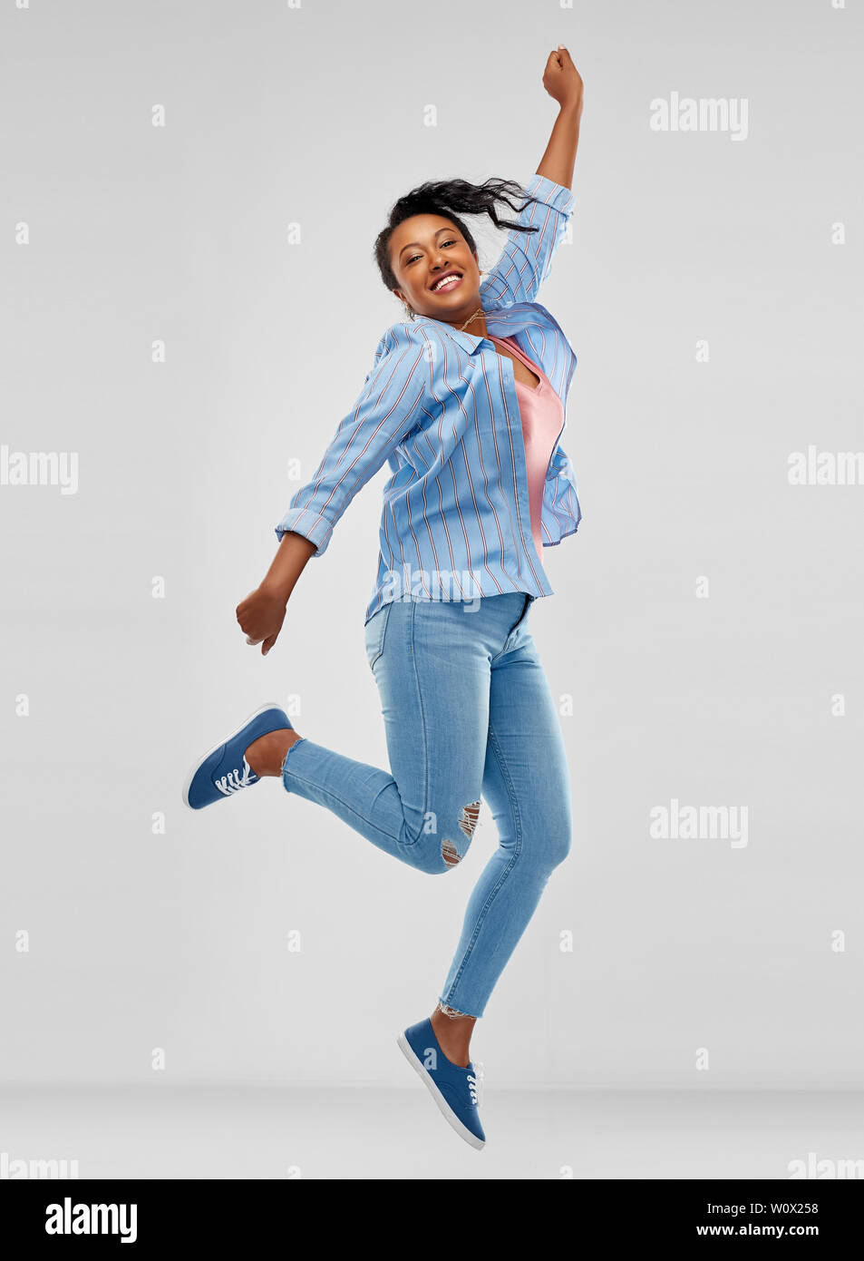 happy african american woman dancing Stock Photo - Alamy happy african american woman dancing Stock Photo - Alamy