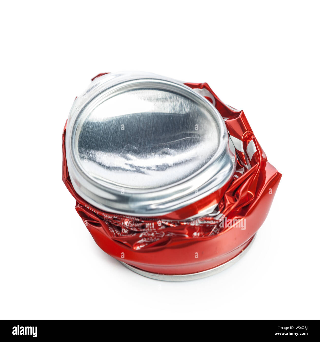 Compressed cans isolated on a white background Stock Photo - Alamy