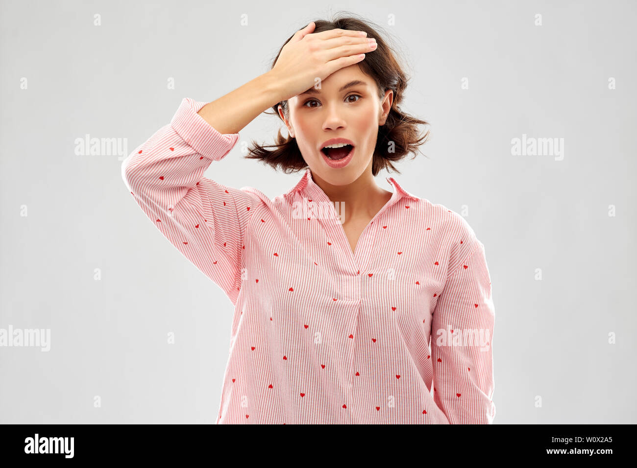 Woman confused facial expression hi-res stock photography and images ...