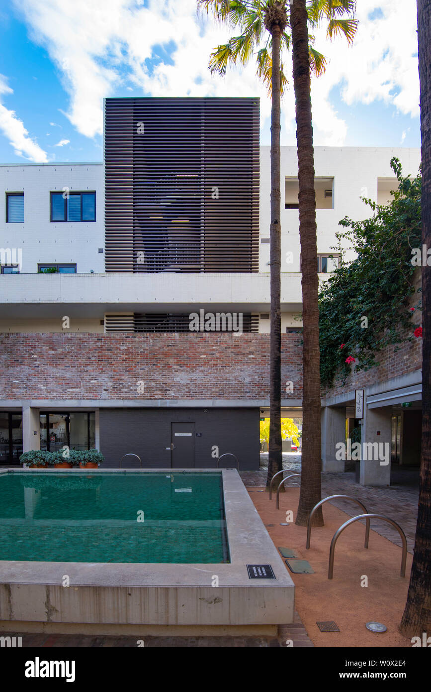 A modern multi level mixed use building in Sydney's Waterloo with ...