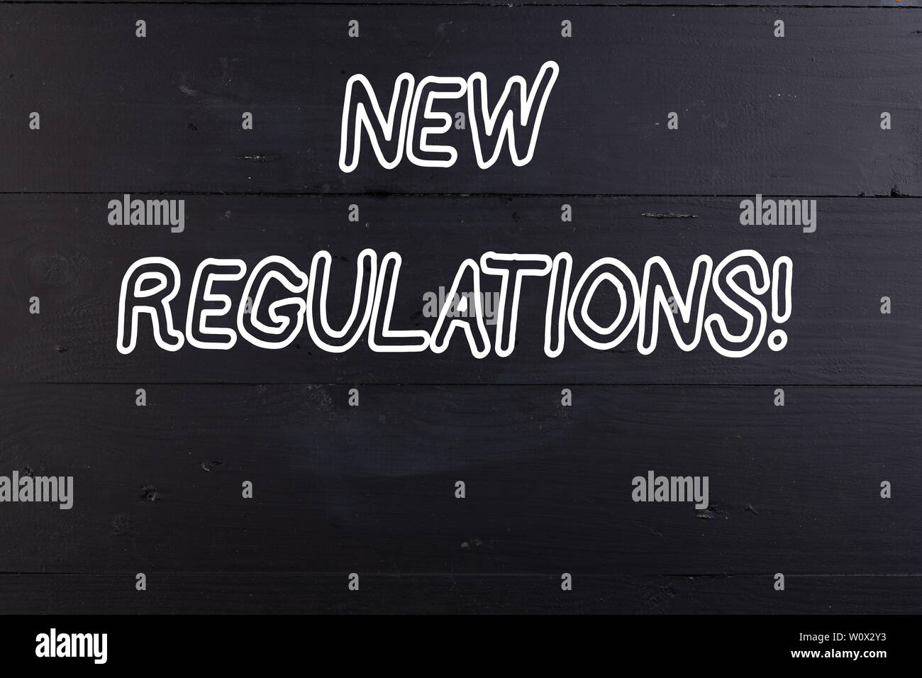 Word writing text New Regulations. Business photo showcasing rules made ...