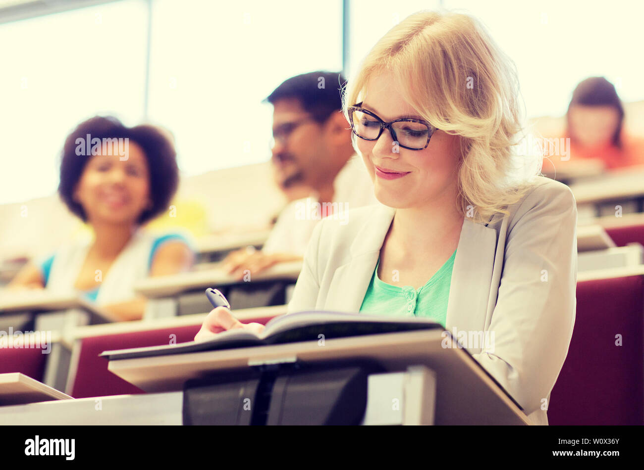 Exam hall black student hi-res stock photography and images - Alamy