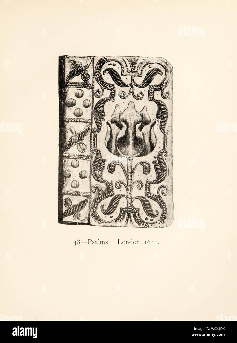 Bookbinding illustration. Retro and old image Stock Photo - Alamy