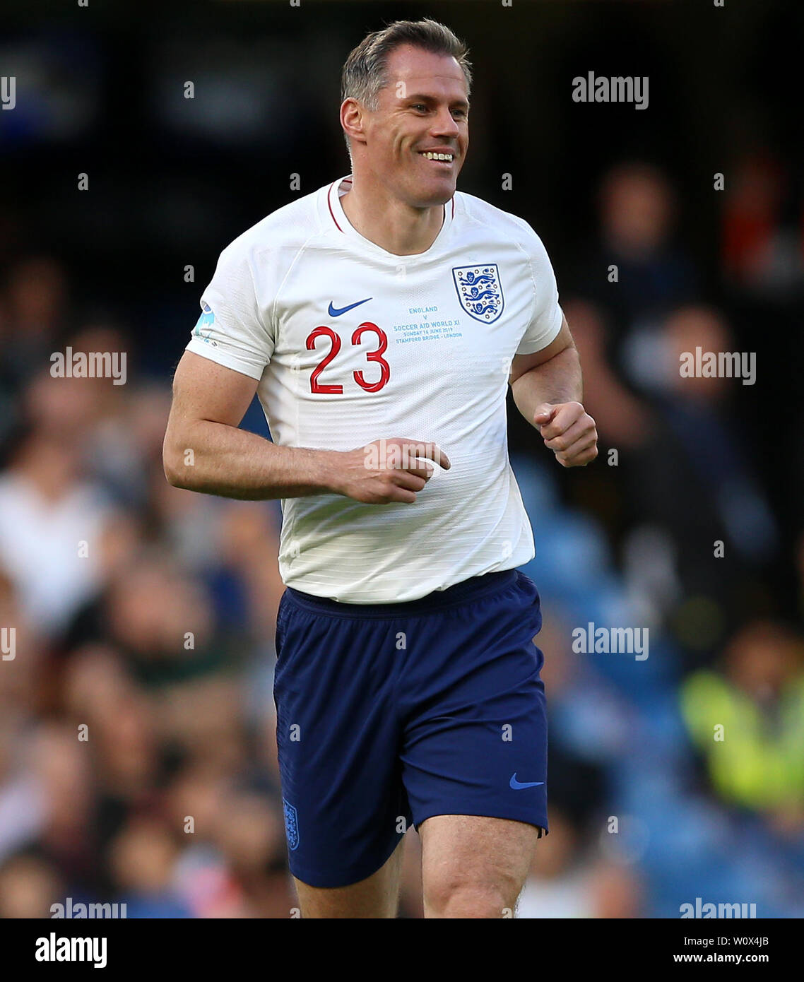 England's Jamie Carragher Stock Photo - Alamy