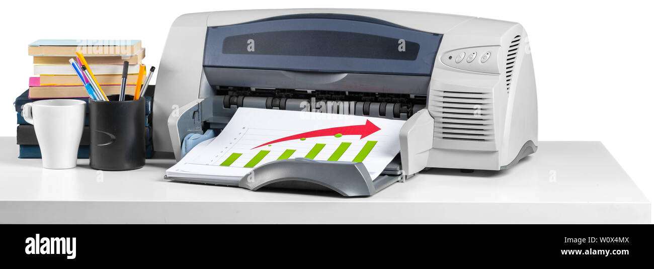 office desktop printer Stock Photo - Alamy