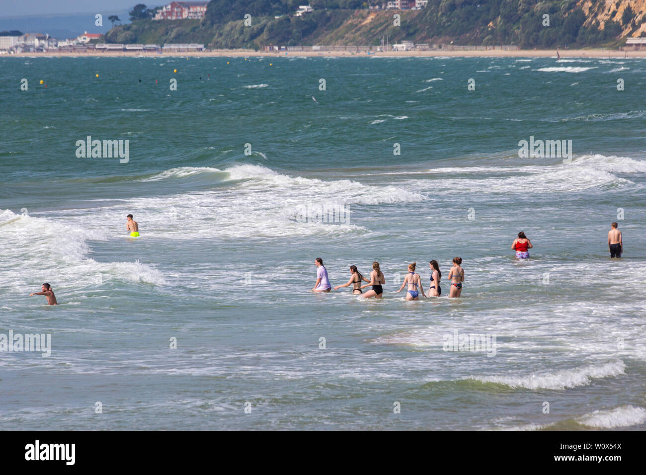 Bournemouth, Dorset UK. 28th June 2019. UK weather: hot and sunny ...