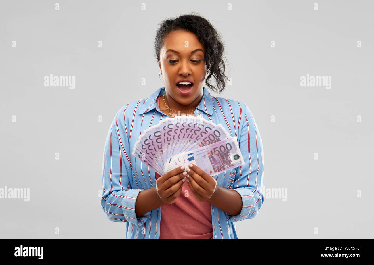 African american female fan hi-res stock photography and images - Alamy