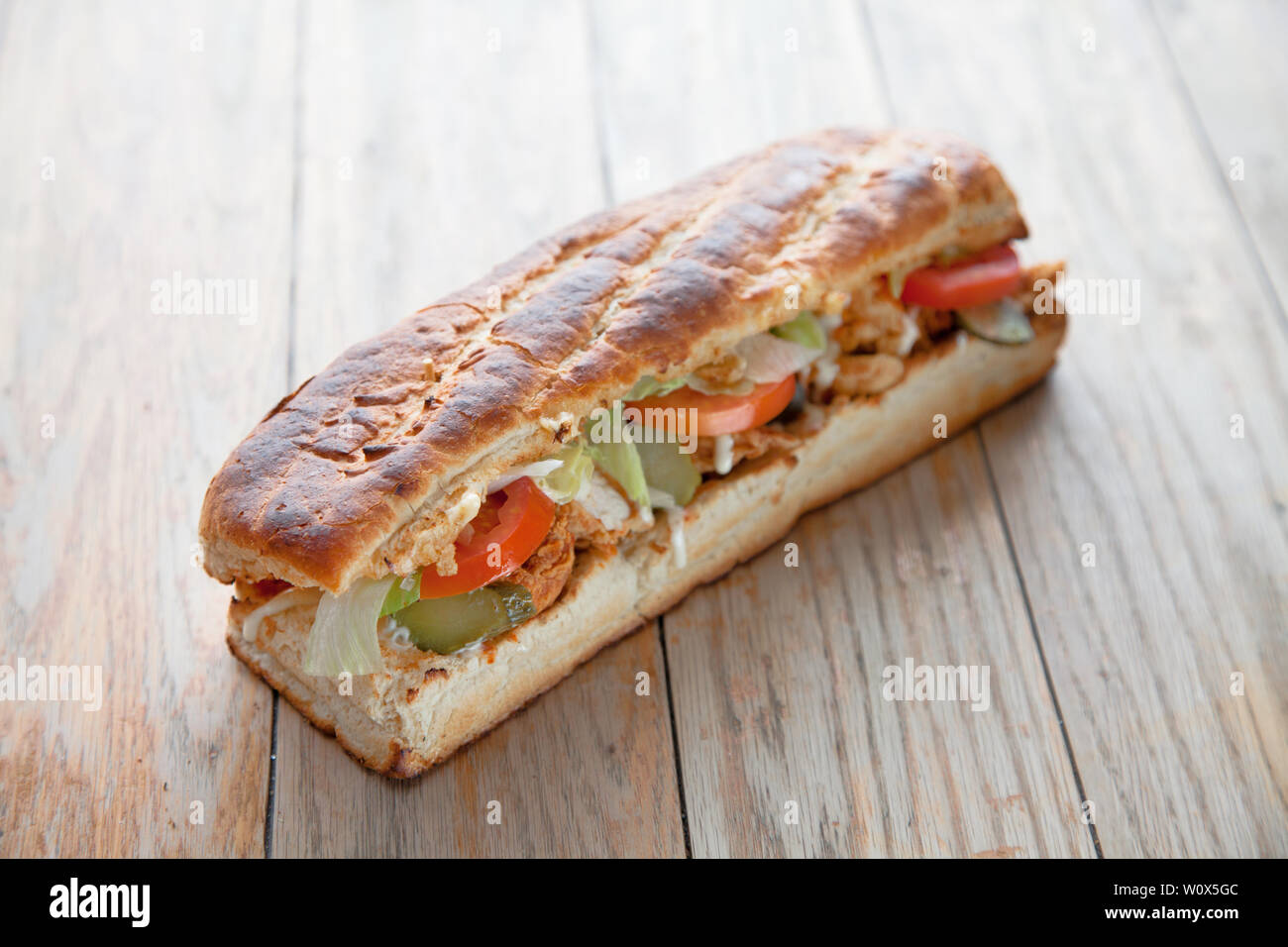 Hoagies sandwich large Stock Photo - Alamy