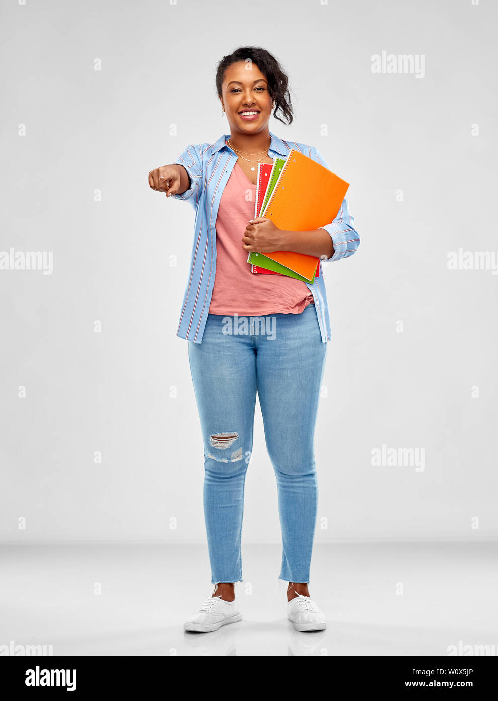 African american student notebook hi-res stock photography and images ...