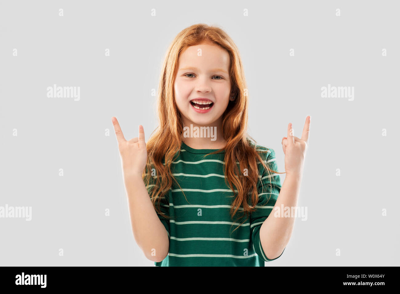 Haired rock girl hi-res stock photography and images - Alamy