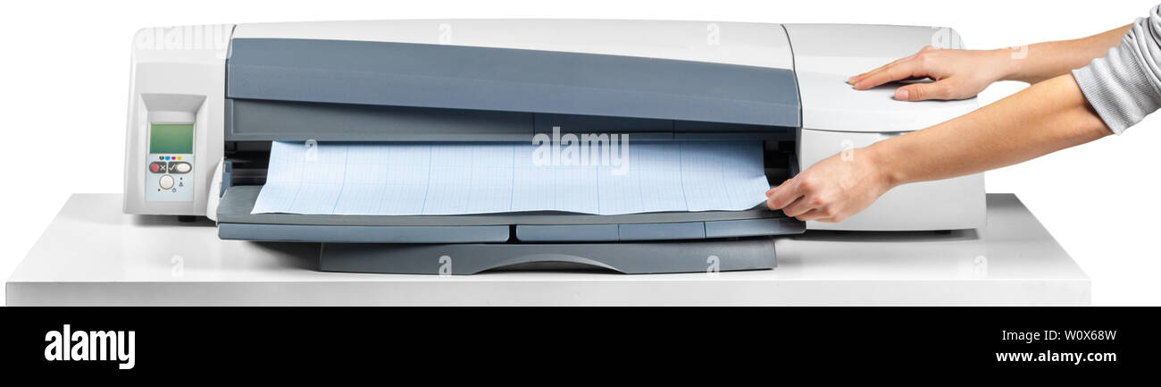 office desktop printer Stock Photo - Alamy